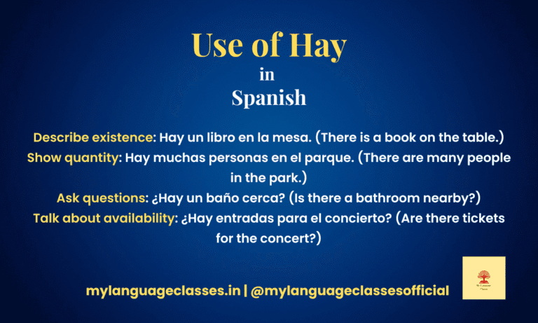 Hay in Spanish: Rules, Examples & Exercises | My Language Classes