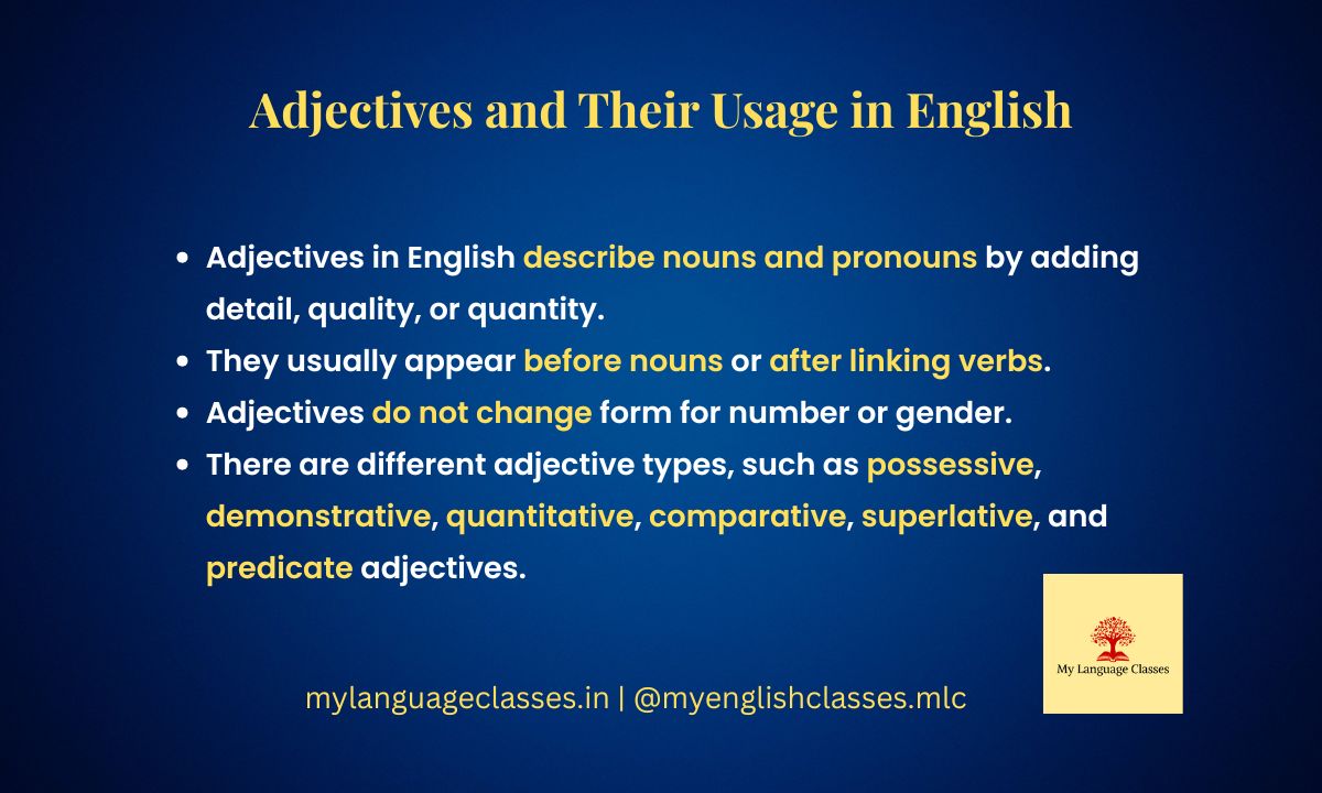 Adjectives in English: All Types Explained With Practice Exercises