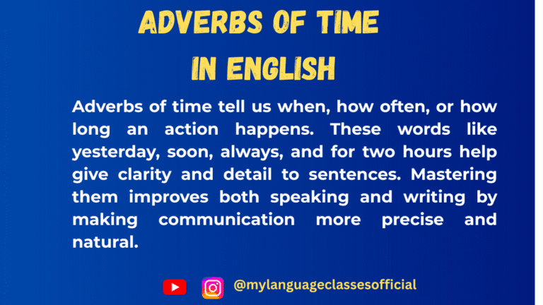 Adverbs of Time in English: Grammar Rules, Usage & Examples | My ...