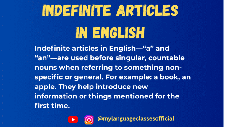 Articles in English Grammar: Rules, Examples, and Usage | My Language ...