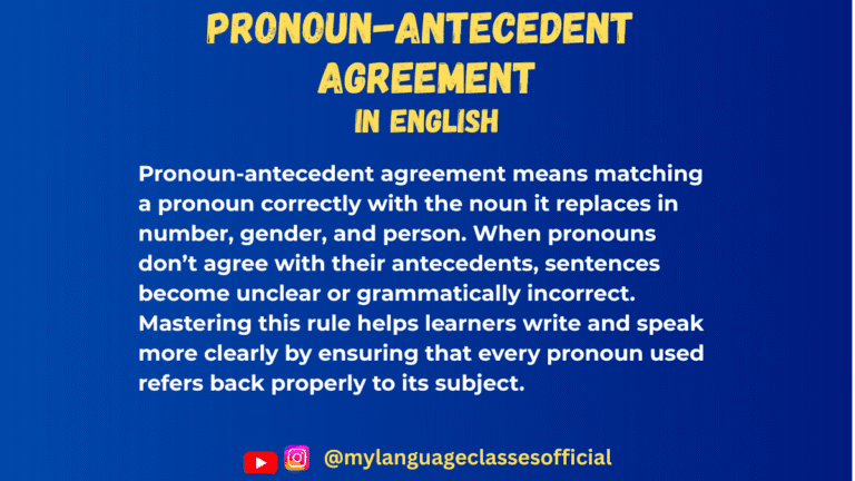 Pronoun-Antecedent Agreement in English: Grammar Rules, Usage ...