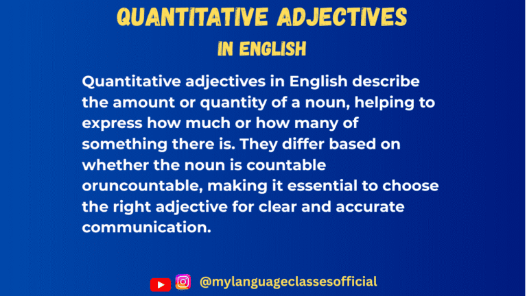 Quantitative Adjectives in English: Grammar Rules, Usage & Examples ...