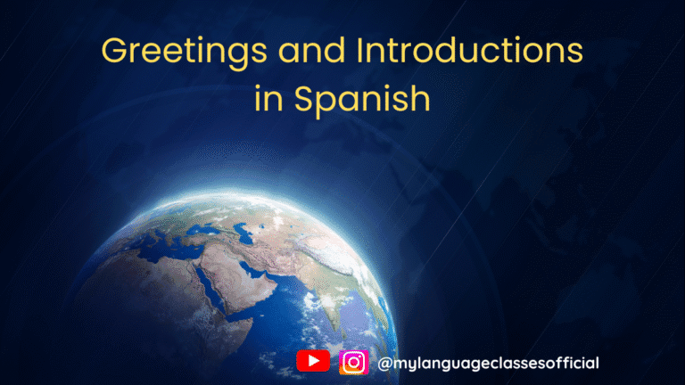 100 Must-Know Spanish Greetings and Introductions | My Language Classes ...