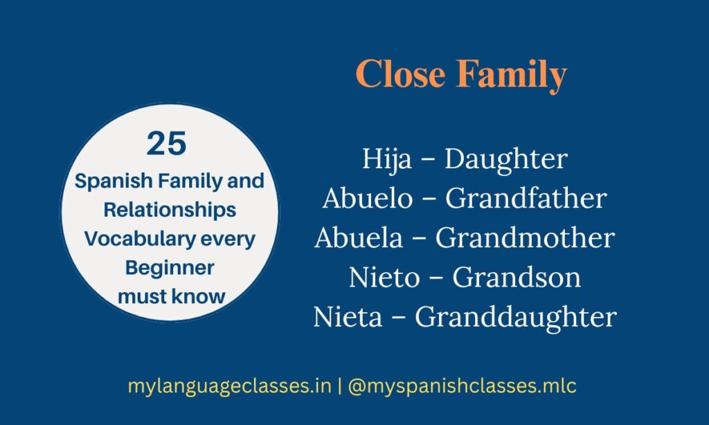25 Spanish Family and Relationships Vocabulary for Beginners | My ...