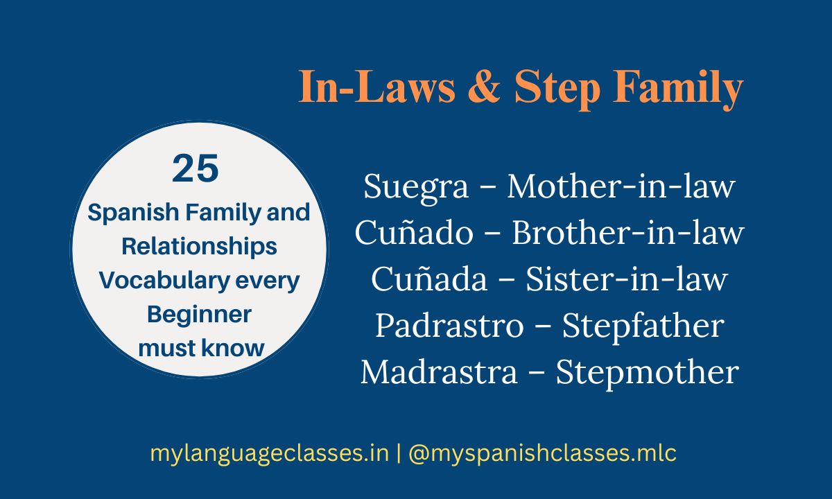 25 Spanish Family and Relationships Vocabulary for Beginners | My ...