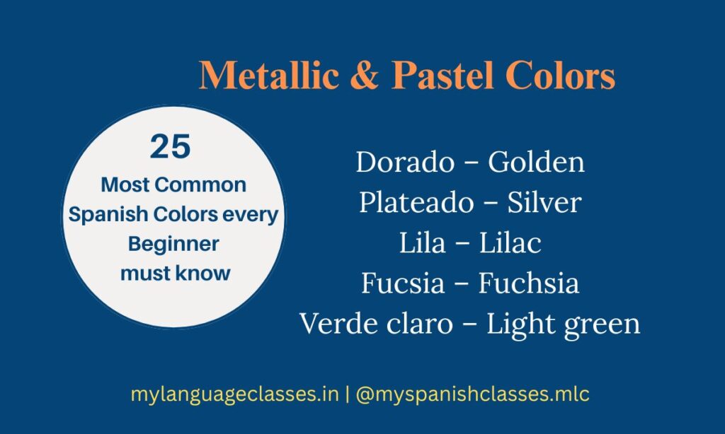 25 Spanish Colors Every Beginner Must Know | My Language Classes