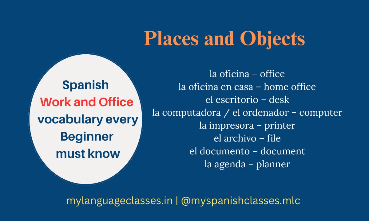 Spanish Work and Office Vocabulary for Beginners | My Language Classes